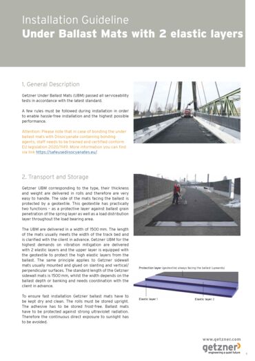 Sick of vibrations and noise? | Getzner Werkstoffe